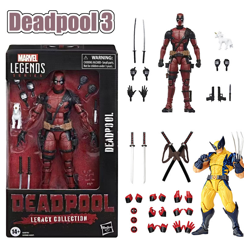 Marvel Legends Deadpool & Wolverine Action Figure SHF Deadpool โมเดลของ ...