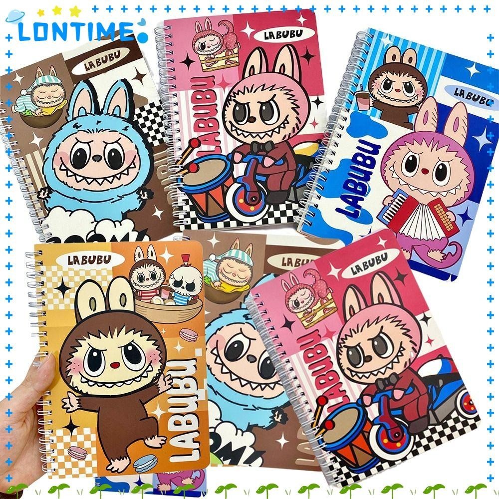 Lontime Labubu Notebook, Labubu Journal สมุดบันทึกเส้นแนวนอน ...