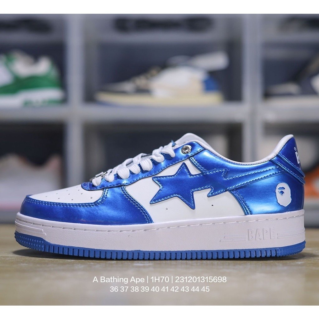 A Bathing Ape BAPE STA LOW Flash Star รองเท้าผ้าใบย้อนยุคคลาสสิกเหมาะ ...