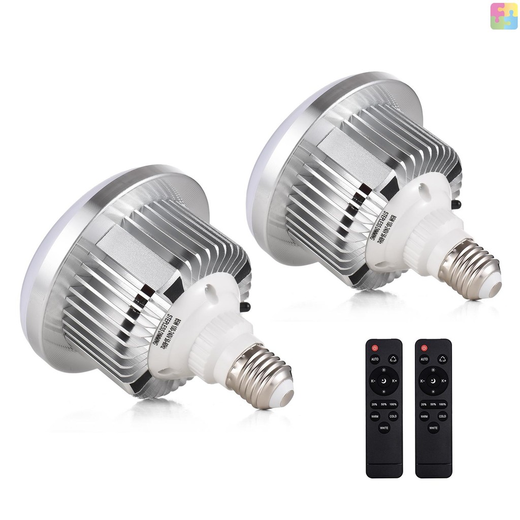 Andoer-2 Office ปรับ E27 Led 3000k-6500k โคมไฟระยะไกล 85w Led E27 Mount Studio ใหม่มาถึง Led ...