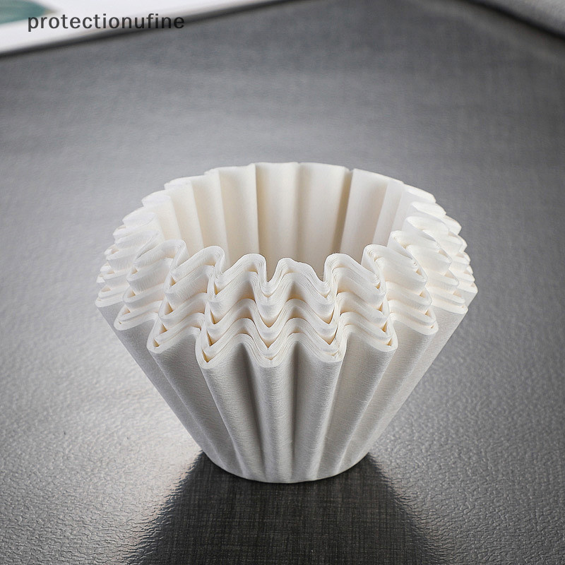 Prne 50pcs 1-2Cups ตะกร้า Pour Over กระดาษกรองกาแฟเหมาะกับ B75 Coffee ...