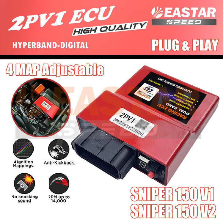 Ecu 4 MAP ปรับได ้ สําหรับ SNIPER 150 V1 และ V2 (PLUG AND PLAY ) ชิ ้ นส ่ วนรถจักรยานยนต ์ ...