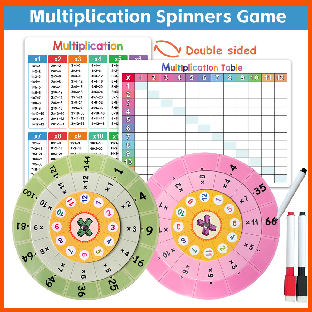 Montessori Learning Cards, Matching Games Multiplication Math Education ...
