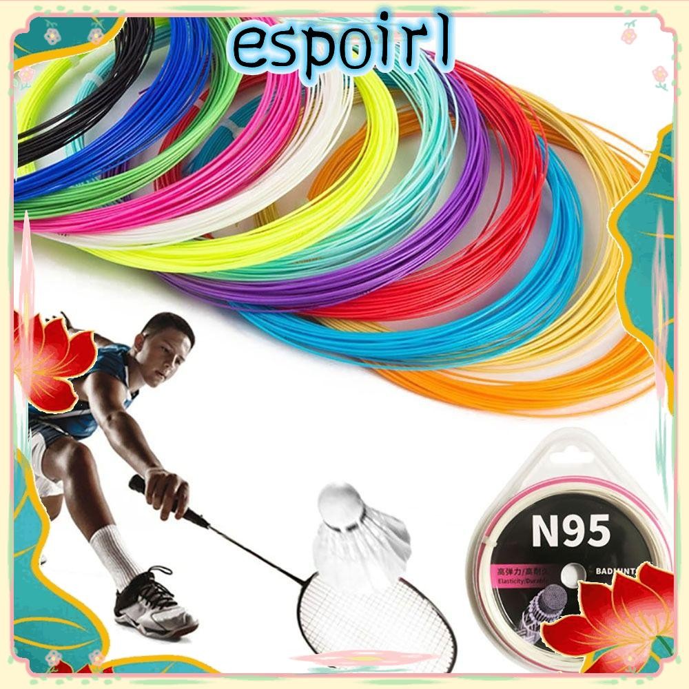 Espo แบดมินตัน Racquet ลวด,ความยาว 10M Dia.0.68 มม.ไม้แบดมินตัน String ...