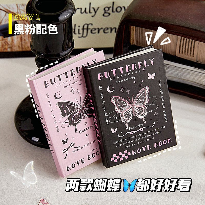 ไดลี่|80 แผ่นใน Dream Butterfly Pocket Book Girls Portable High-value ...