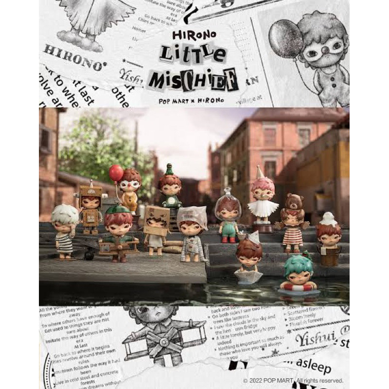 กล่องสุ่ม popmart art toy กล่องสุ่ม Popmart hirono V2 blind Box Gift ...