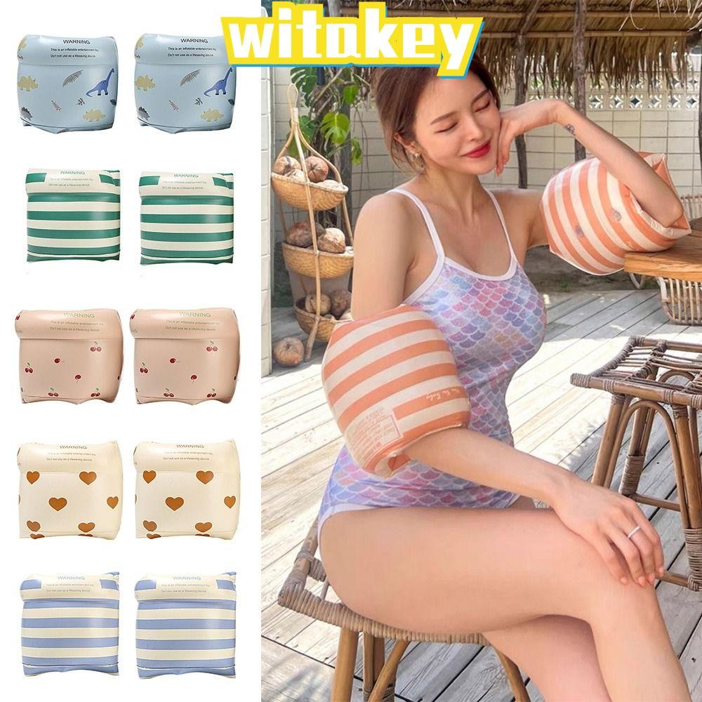 ห่วงยางแขนว่ายน้ำ WITAKEY ปลอกแขนนิรภัย สำหรับอุปกรณ์ฝึกว่ายน้ำในสระวินเทจ | Shopee Thailand