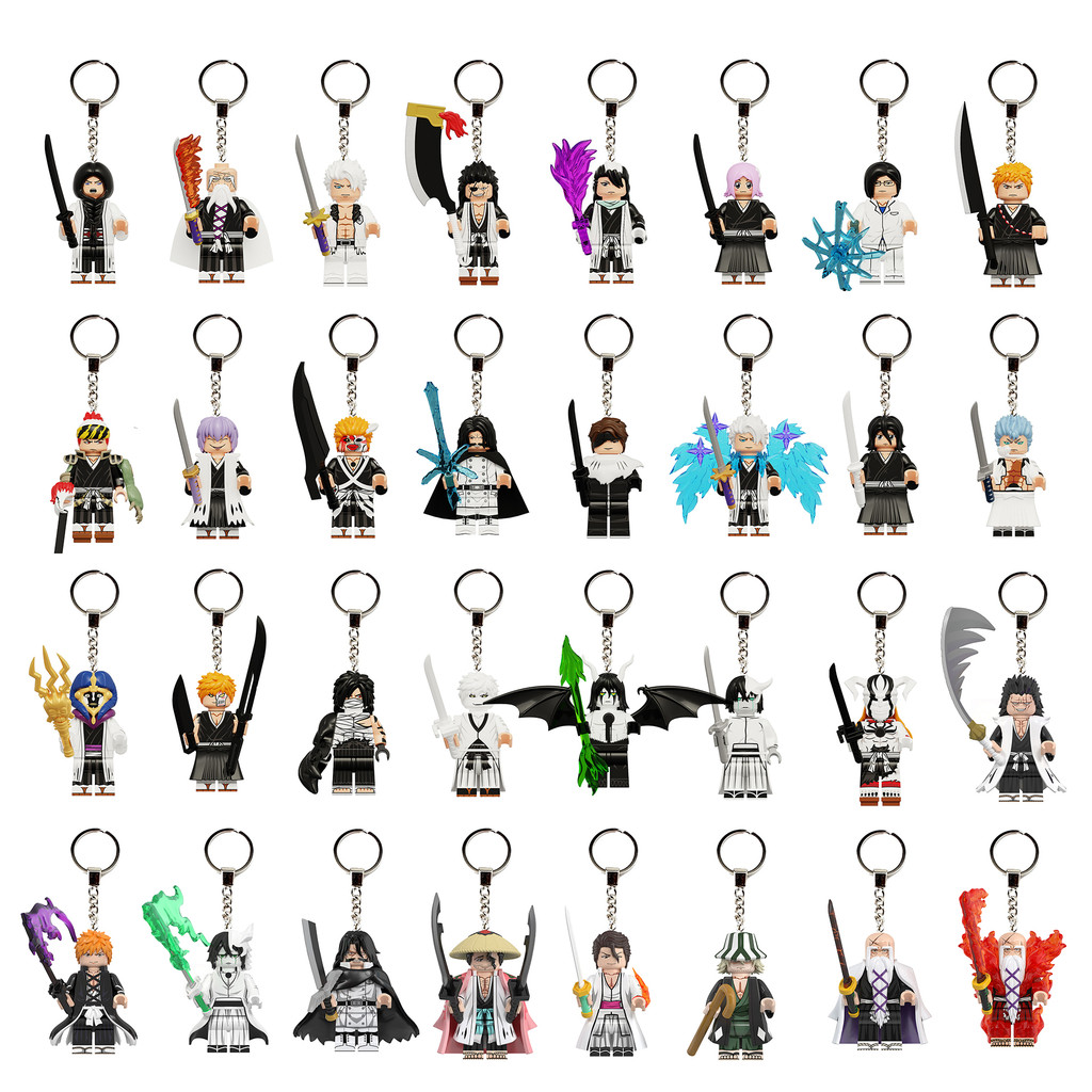 Bleach Kurosaki Ichigo Rukia Toushirou Ulquiorra Building Blocks พวง ...