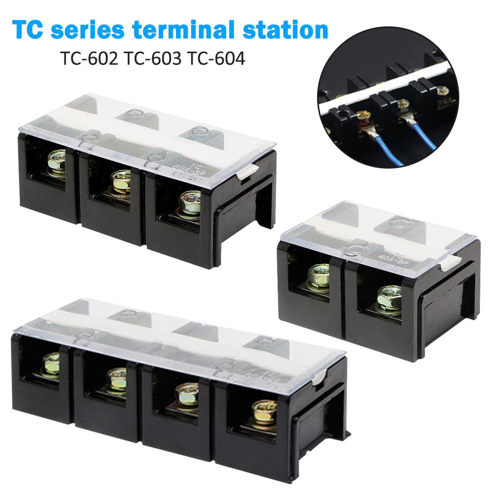 เทอร์มินอลบล็อก TC100A 600V บล็อกต่อสายไฟ ใช้งานง่าย ทนทานสูง | Shopee ...