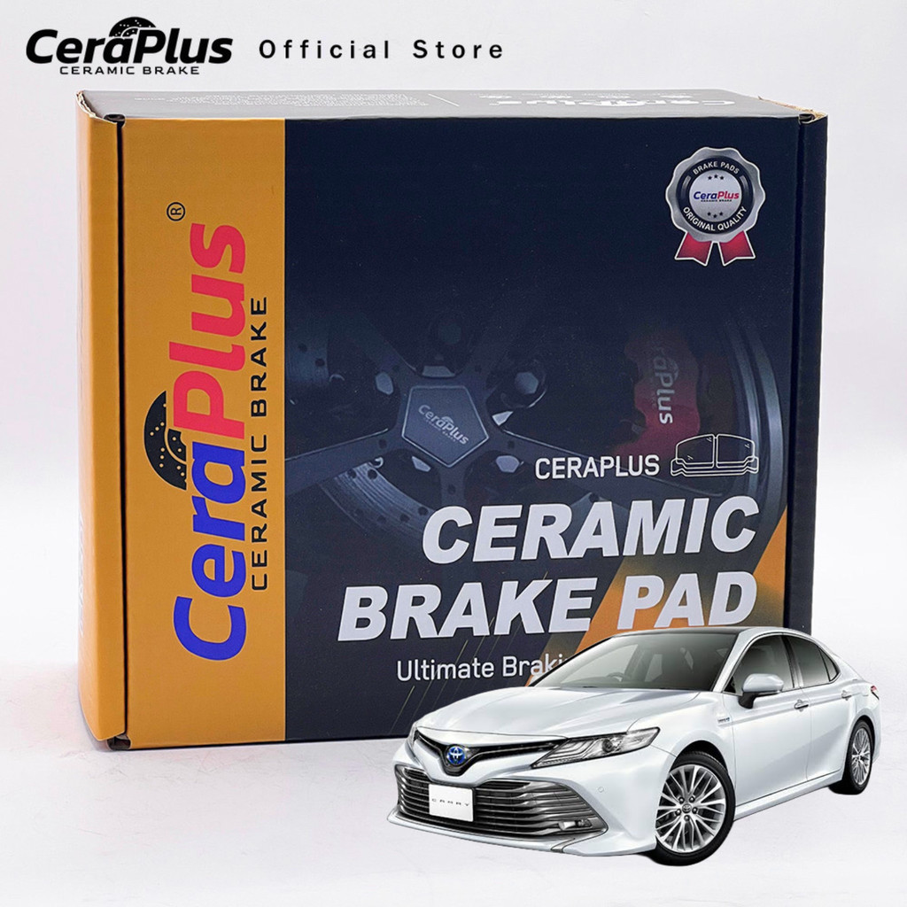 ผ้าเบรค CeraPlus Toyota Camry ACV70 2018-on ผ้าเบรคเซรามิค | Shopee ...