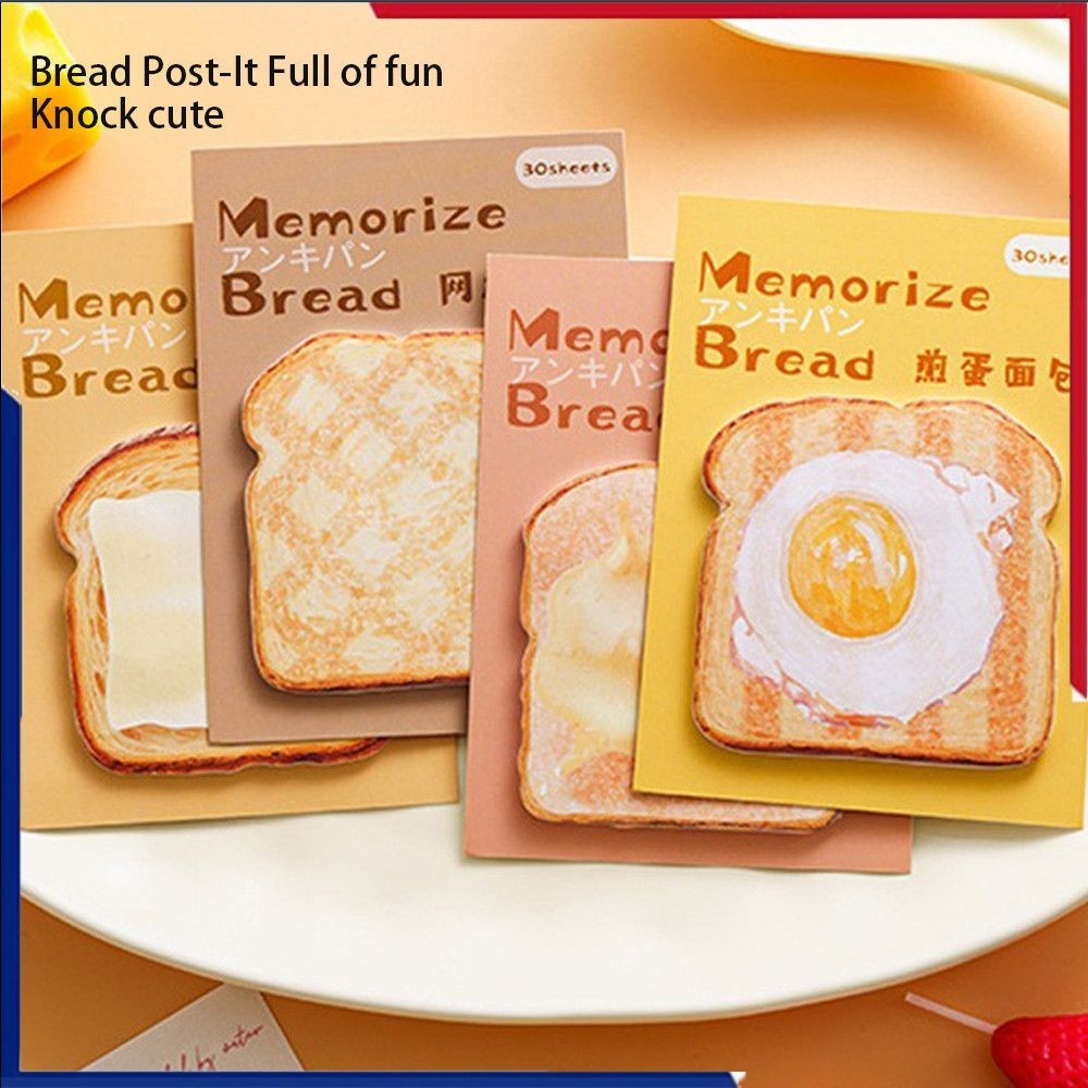 20sheep Creative Bread Post-it บัญชีมือ Post-it Notes น่ารัก Toast ...