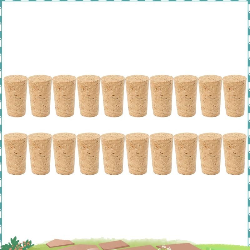 Super 20 ชิ้น/ล็อตไม้ธรรมชาติ Corks ไวน์ Stopper ไม้ขวด Stopper กรวย ...