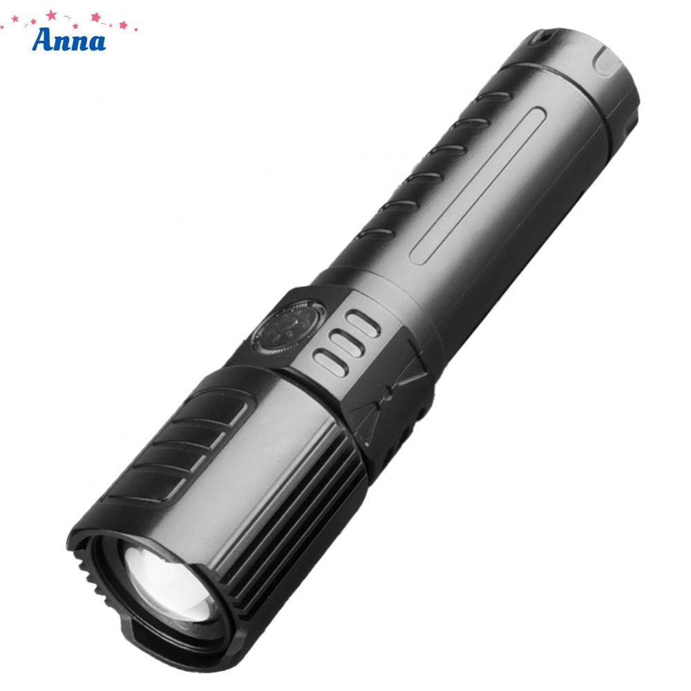 【Anna】Rechargeable ABS Flashlight for Camping and Car Maintenance Long ...