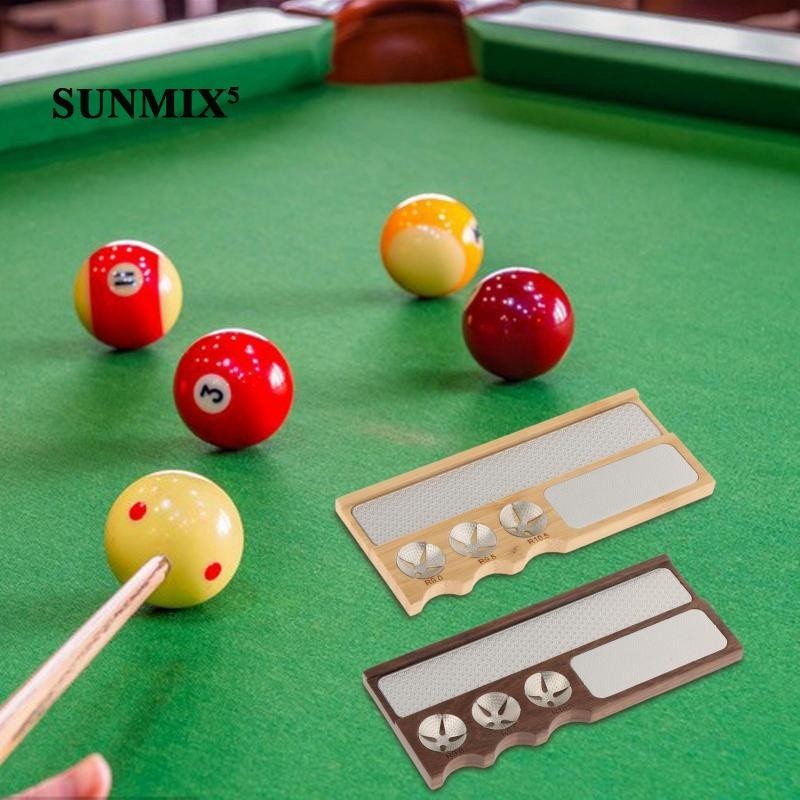 [ Pool cue cue Tip Scuff Board แฟ้มปลายสระว่ายน้ําซ่อมเครื่องมือไม้ ...