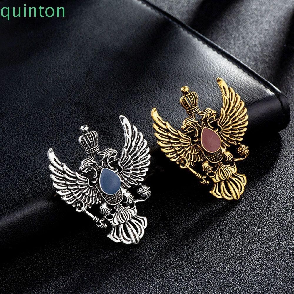 Quinton เครื่องประดับ Crown High-end Vintage Mens Badge Men Suit Medal ...