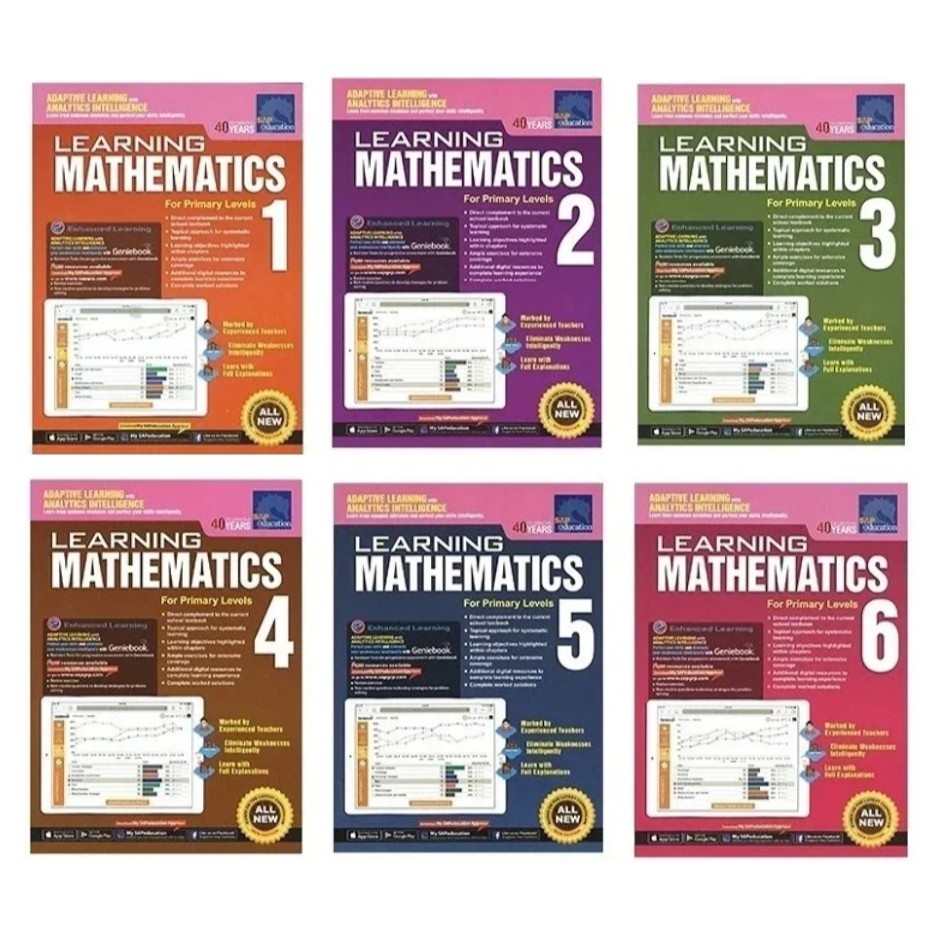 แบบฝึกหัดคณิตศาสตร์สิงคโปร์ Learning Mathematics (SAP Maths) | Shopee ...