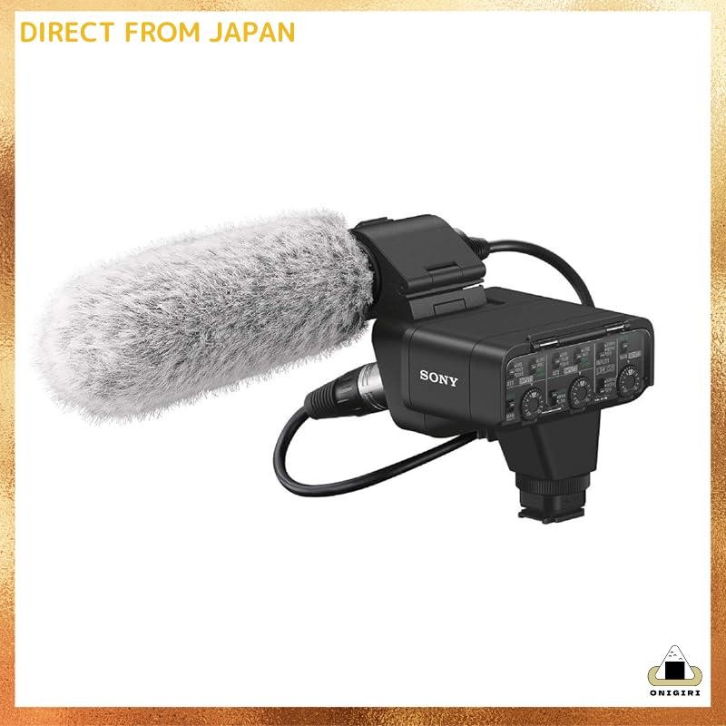 SONY Camera Microphone XLR Adapter Kit with Unidirectional Windscreen ...