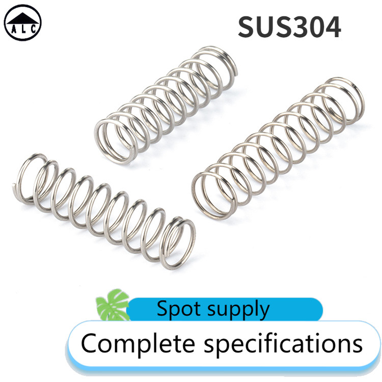 ALC 10pcs Springs d1.0mm OD11/12/13mm สปริงอัด SUS304 สแตนเลส 10-150mm ...
