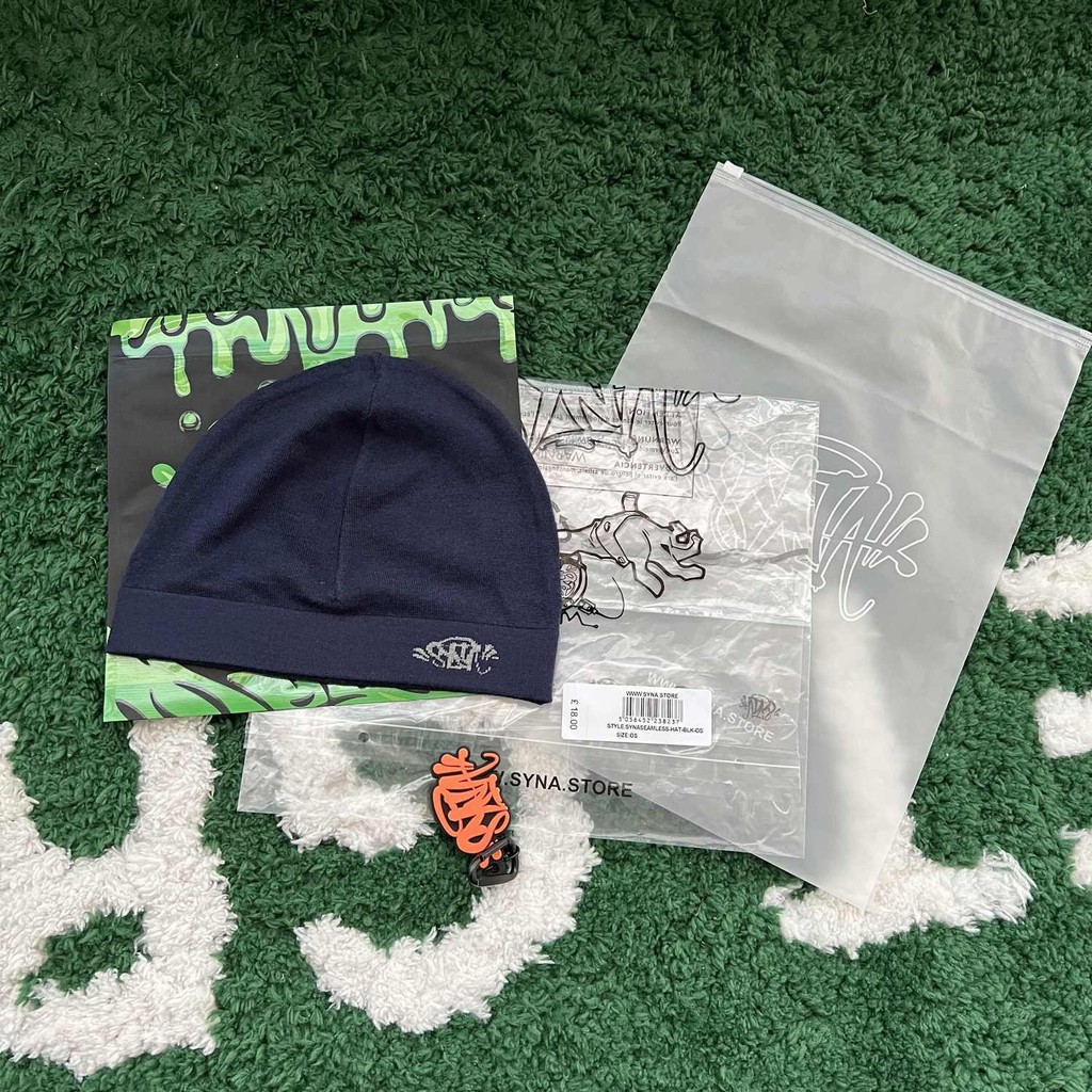 SYNA synaworld face mask beanie hat Navy Blue Beanie Hat Headgear Full ...