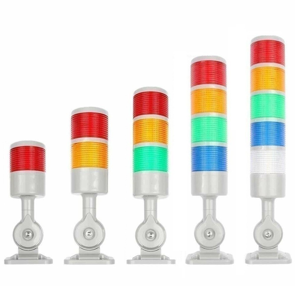 12v Led Signal Tower Stack Lights ไฟคอลัมน์ Andon พร้อมฐานหมุนได้ | Shopee Thailand