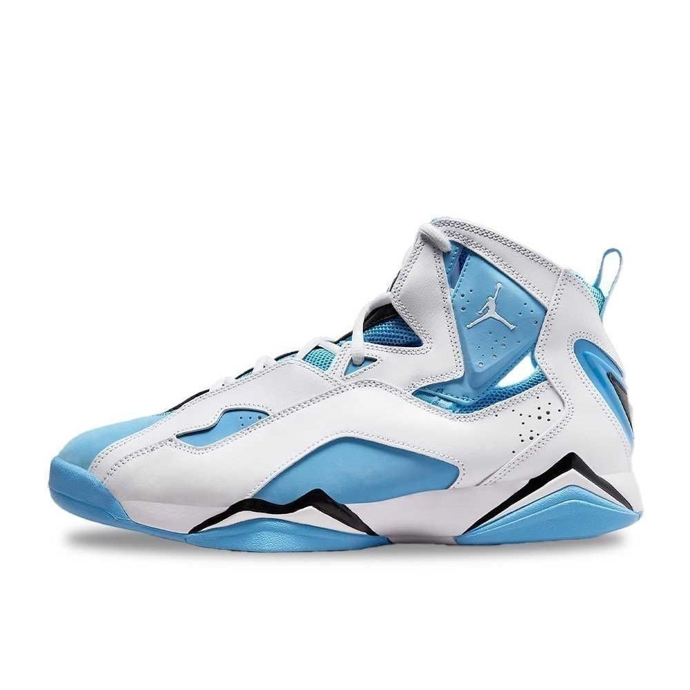 Nike Jordan True Flight "White Black University Blue" Unused | Shopee ...