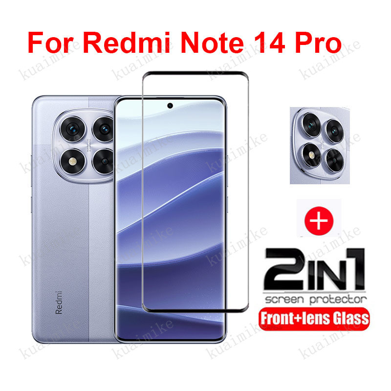 ฟิล์มกระจก Redmi Note 14 Pro 4G ฟิล์มกระจกนิรภัยกันรอยหน้าจอ สำหรับ ...
