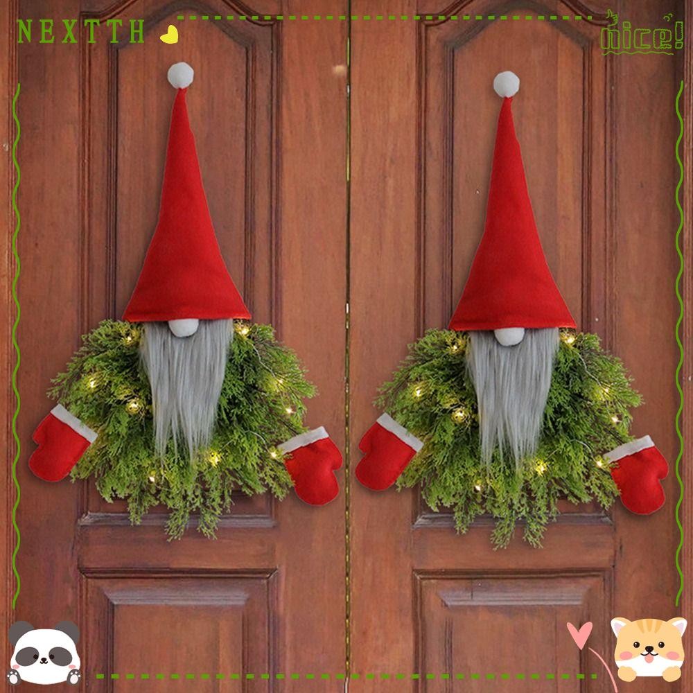 Nextth ตกแต่งคริสต์มาส, Faceless Old Man ประตูแขวนพวงหรีดคริสต์มาสตก ...