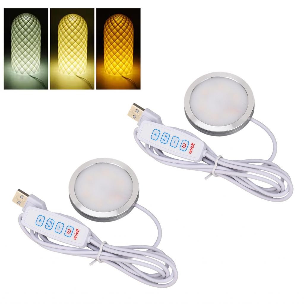 LED Creative Lighting Kit Lamp 3000K-6000K 2 แพ็คสำหรับเครื่องพิมพ์ 3 ...