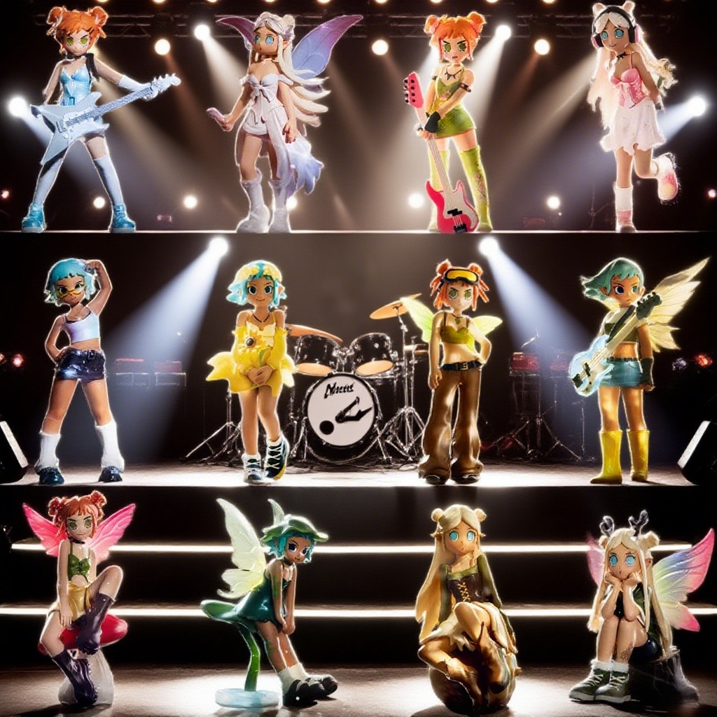 POPMART Peach Riot Punk Fairy Series Mystery Box ของขวัญของเล่นอิน ...