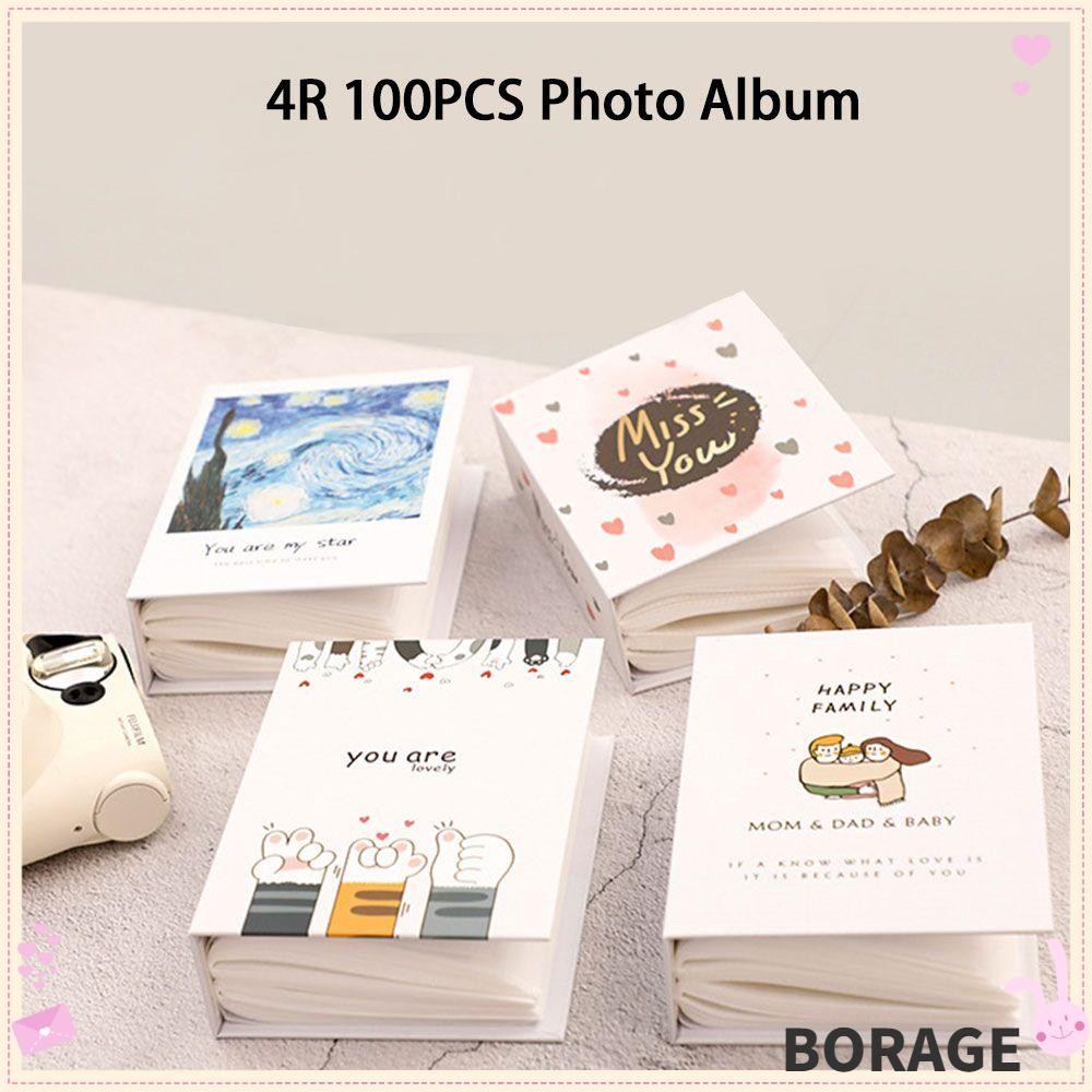 อัลบั้มภาพ BORAG 4R คอลเลกชันอัลบั้มการ์ตูนหลากสี 100 ชิ้น PVC Recall เวลาที่ดี | Shopee Thailand