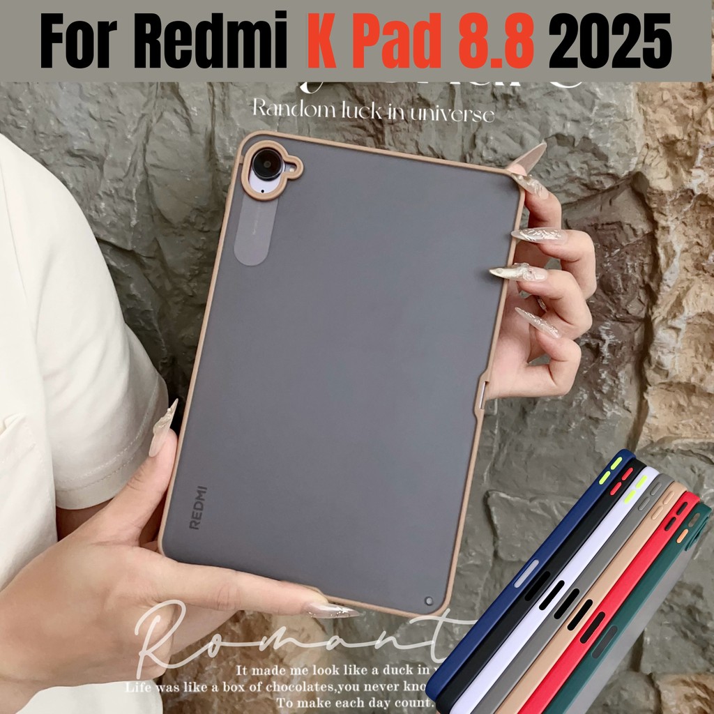 สําหรับ Xiaomi Redmi K Pad 8.8 นิ้ว 2025 กรอบสีด้านกรณีแท็บเล็ต REDMI KPAD 8.8 แฟชั่น Slim นุ่ม ...