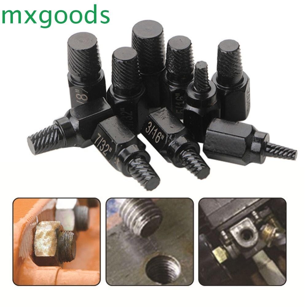 Mxgoods 10ชิ้นชุดถอนสกรู,ถอดเครื่องสกัดสายฟ้า,สกรูหลายเส้นสายฟ้าง่ายต่อการออกแถบหักสกรู น้ํายา ...