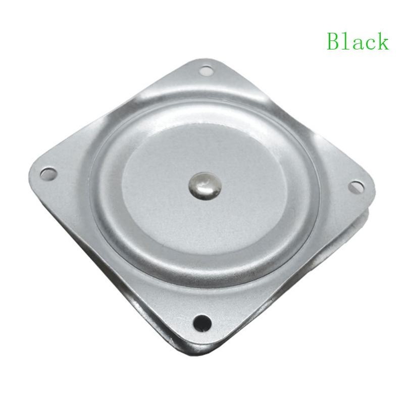 Black Square Solid หมุนแผ่นแบริ่ง Lazy Susan Turntable ฐานหมุน Heavy ...
