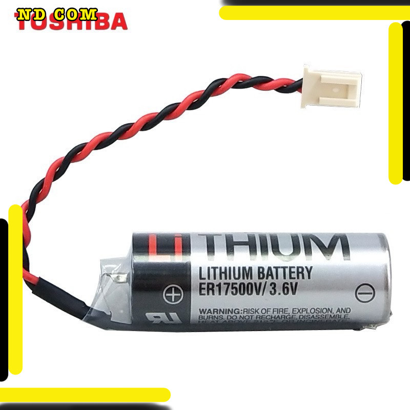 สุดคุ้ม! แจ็คขาว รุ่นพิเศษ ER17500V ER17500 โตชิบา แบตเตอรี่ลิเธียม PLC ...