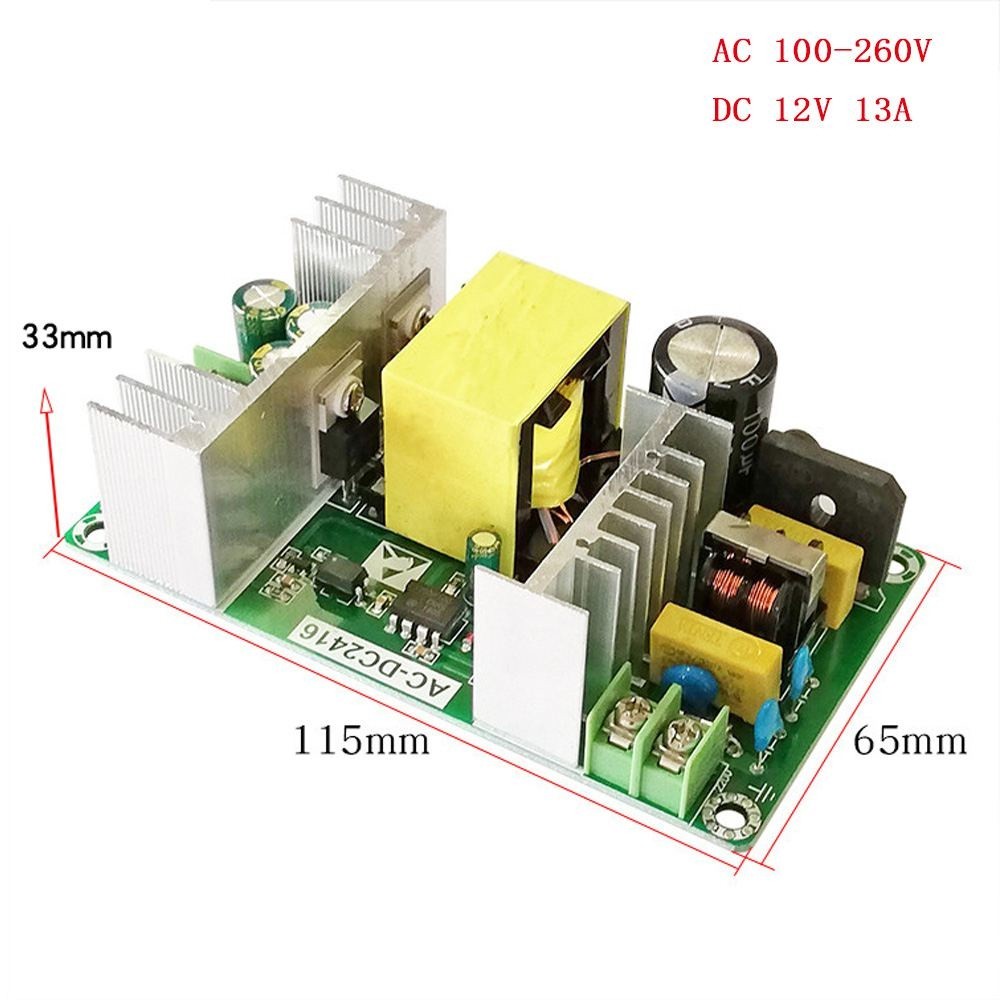 AC To DC 150W Converter Isolated Power Supply Module AC 100-240V to DC 12V 13A Switch Power ...