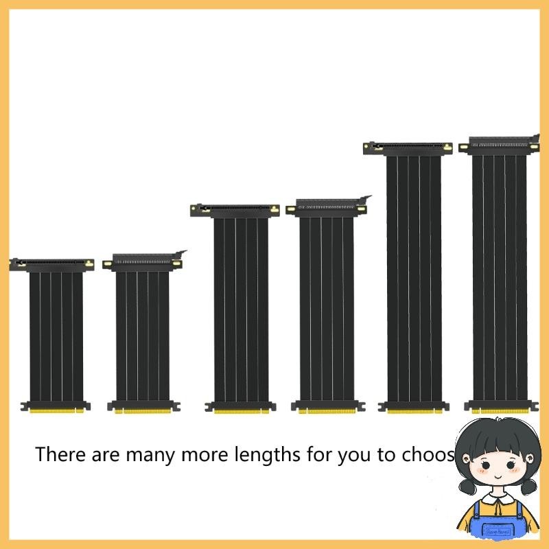 Bang PCIE 4 0 16x Shielded Extreme Speed Riser Cable สําหรับการ์ดขยาย ...