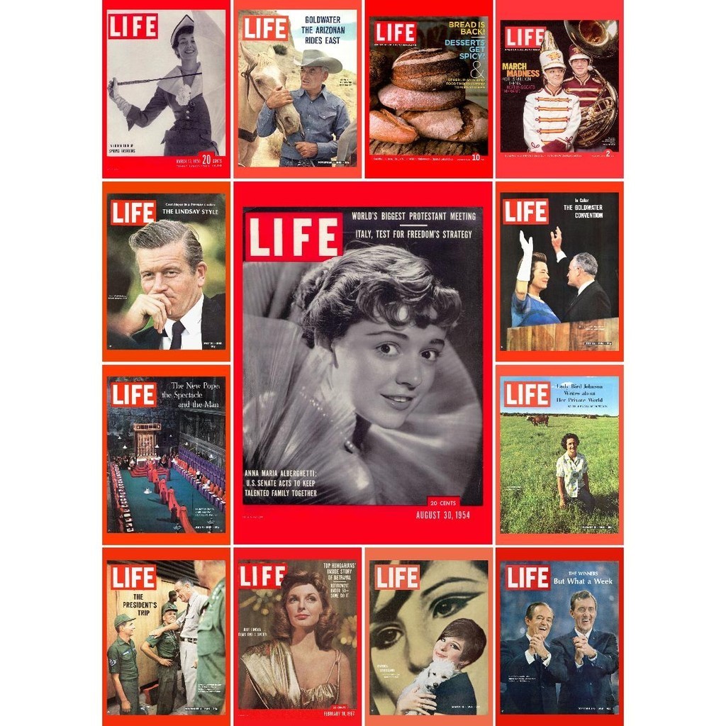Vintage โปสเตอร์ปก August Retro การออกแบบภายใน Wall Art พิมพ์สําหรับตก ...