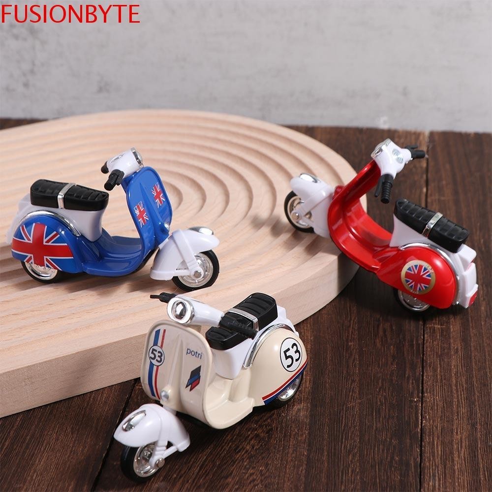 โมเดลรถจักรยานยนต์ FUSIONBYTE, ดึงกลับDiecast Mini Motorcycle, ของขวัญวันเกิดรถของเล่น Miniature ...