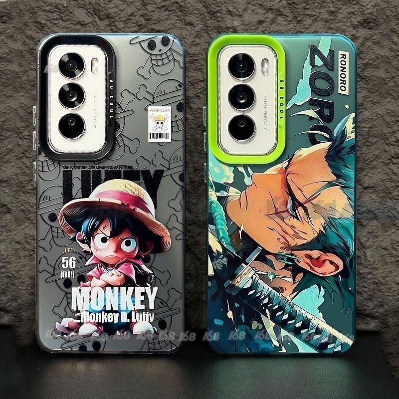 OPPO Reno 12 5G กรณีโทรศัพท์ OPPO Reno 12 Pro กรณีอะนิเมะ One Piece กัน ...