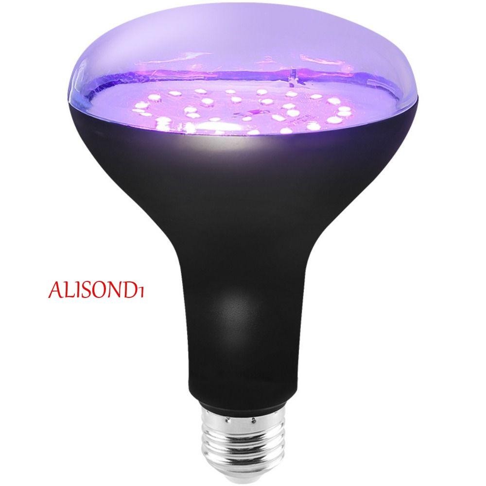 Alisond1 UV หลอดไฟสีม่วง, หลอดไฟตกแต่งอลูมิเนียมเรืองแสง 360, Floodlight E26/E27 เกลียว 15W 85 ...