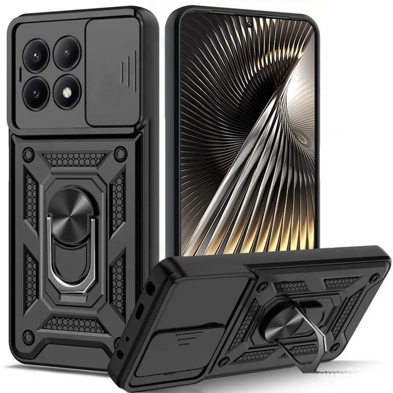 หนักกันชนฮาร์ดโทรศัพท์กรณีที่มีกรอบโลหะ poco X6สำหรับ X5สำหรับ X5สำหรับ ...