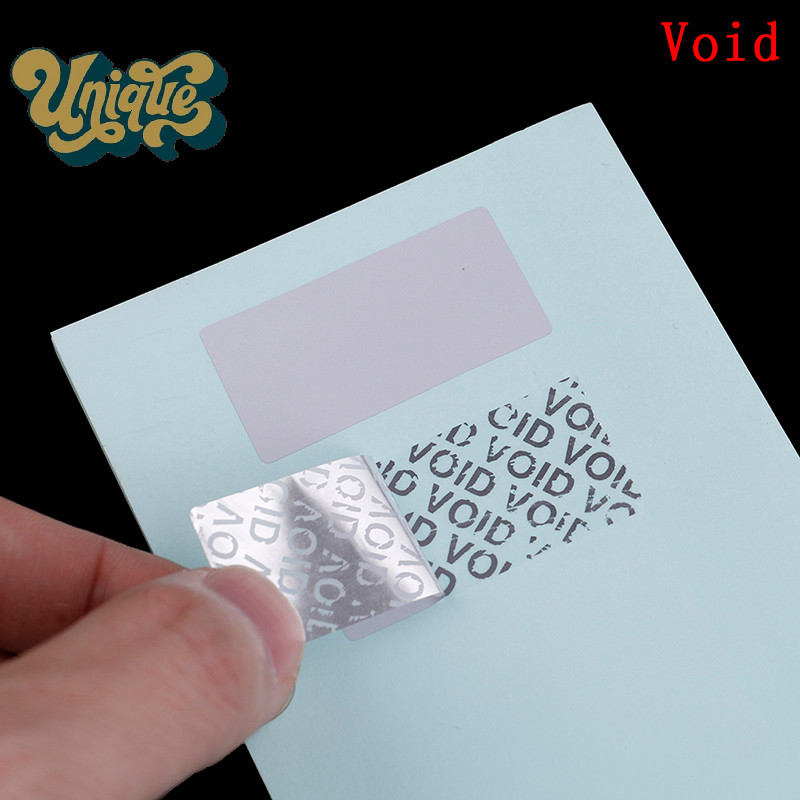 (Unique) 100pc Blank security seal แทมเปอร์ proof ประกัน void label ers ...