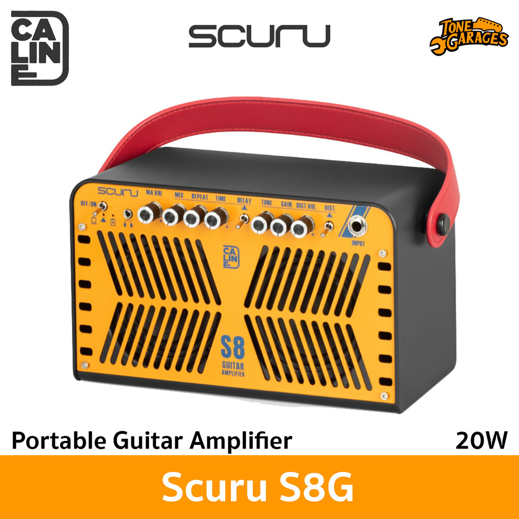 Caline Scuru S8G Portable Guitar Amplifier with Bluetooth แอมป์กีต้าร์ ...