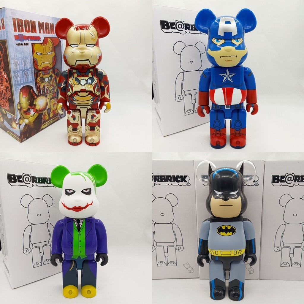 bearbrick400%Bearbrick Violent Bear Hand-Made Fashion Play Model Home ...