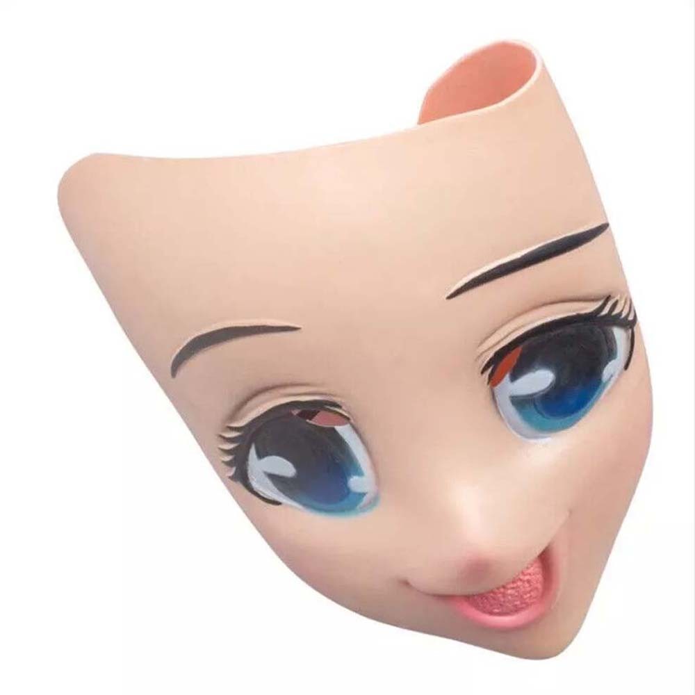 Cosplay Latex Masks Cartoon Anime Girl Different Dimension Halloween ...