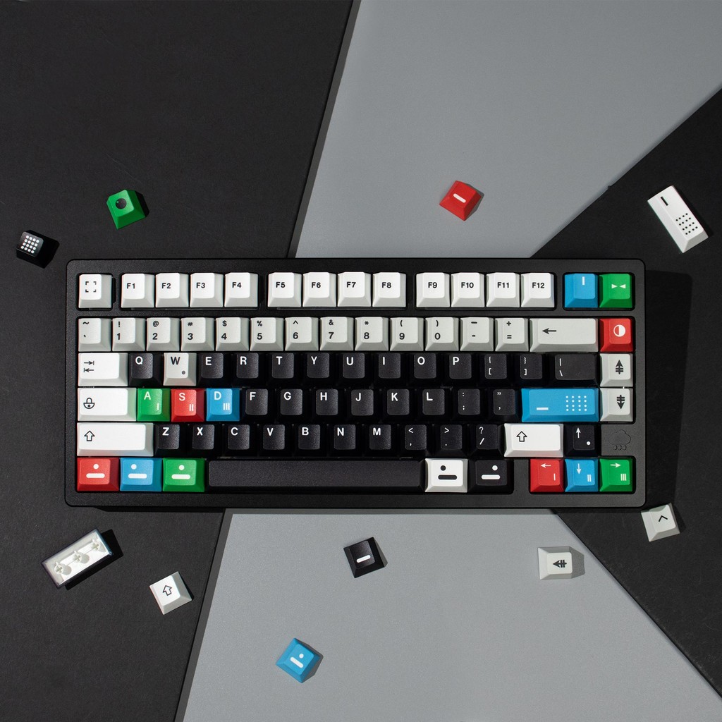 RESONANCE R2 Keycaps 1.7 มม.ไอคอน PBT cherry Profile Keycaps สําหรับ MX ...