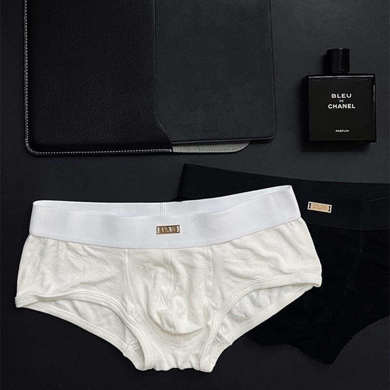 Men DM Metal Label Modal Simple Boxer Briefs | Shopee Thailand
