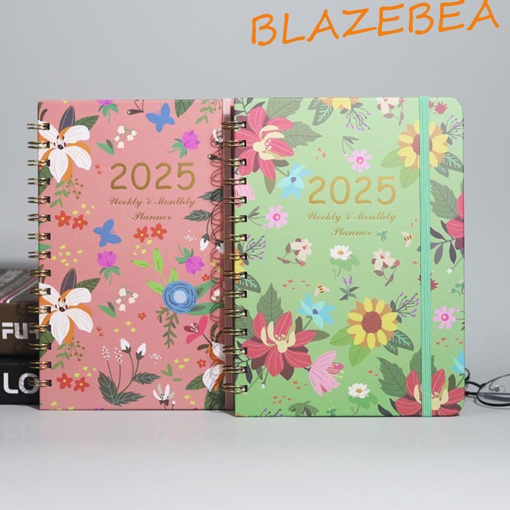 Blazebea 2025 Agenda Planner Notebook, Practical Planner Organizer A5 ตารางปฏิทิน Notepad, 365 ...