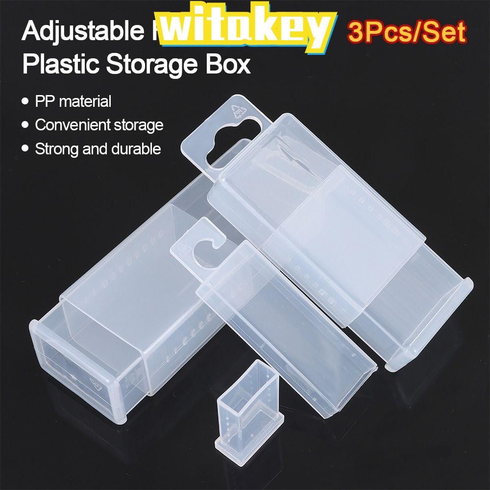 WITAKEY 3 ชิ้น/เซ็ต Twist เจาะกล่อง, Telescoplc ปรับความสูงเจาะกล่องเครื่องมือ,ทนทานสี่เหลี่ยม ...