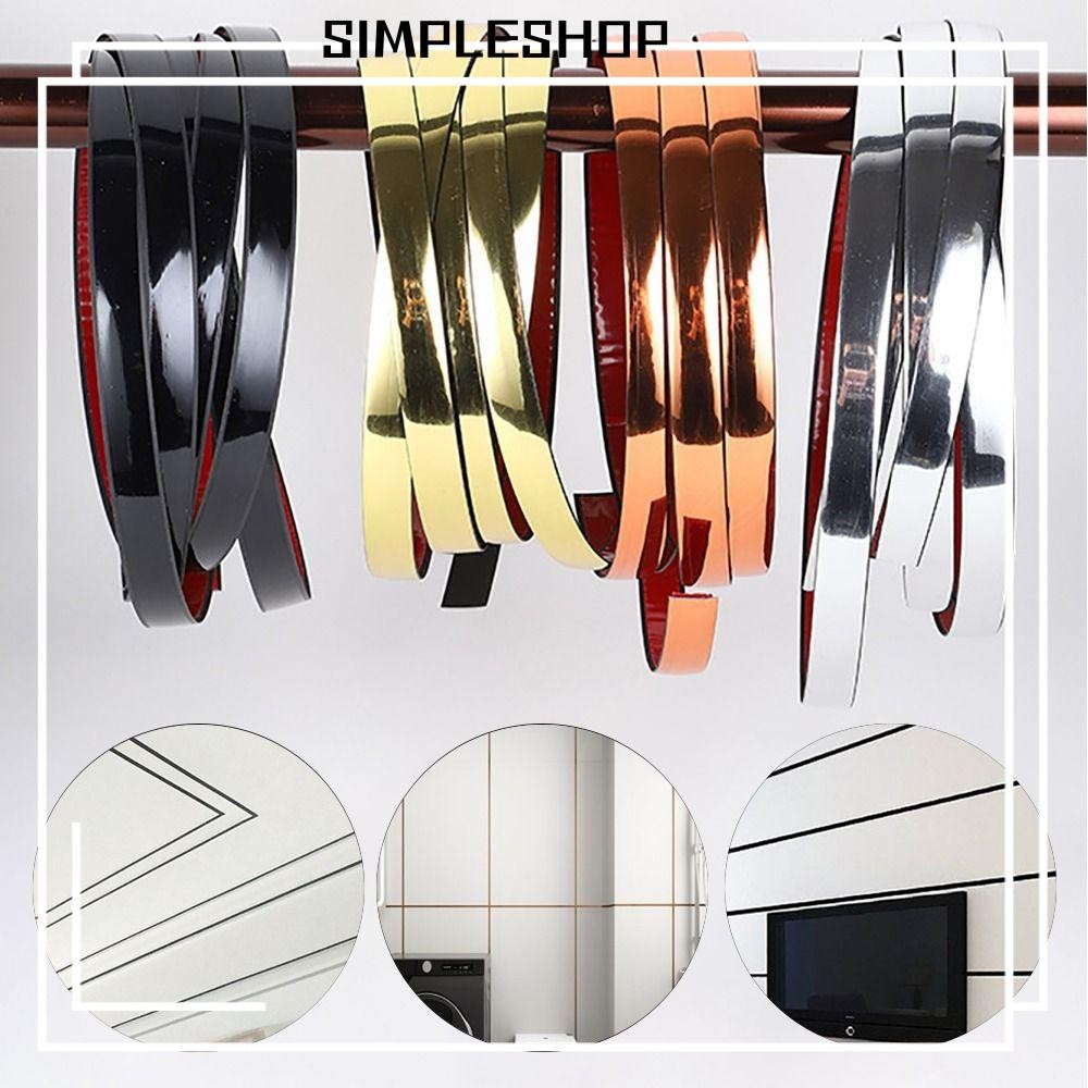 สายตกแต่ง SIMPLESHOP, แถบขอบแบบมีกาวในตัว PVC, สายตกแต่งเพดาน สติ๊กเกอร์ติดผนังกระจกกันน้ํา ผนัง ...